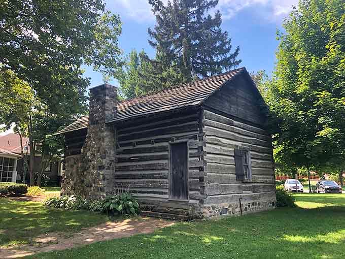 This authentic log cabin on the grounds reminds you that even castle owners appreciated a good rustic getaway spot.