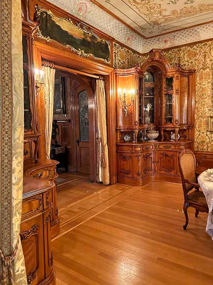 Carved woodwork so detailed you'll wonder if the artisans ever took lunch breaks or just lived here permanently.