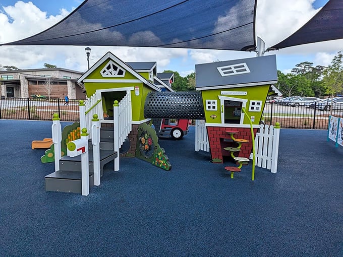 A miniature neighborhood where kids can pretend to be adults without the mortgage payments or property taxes.