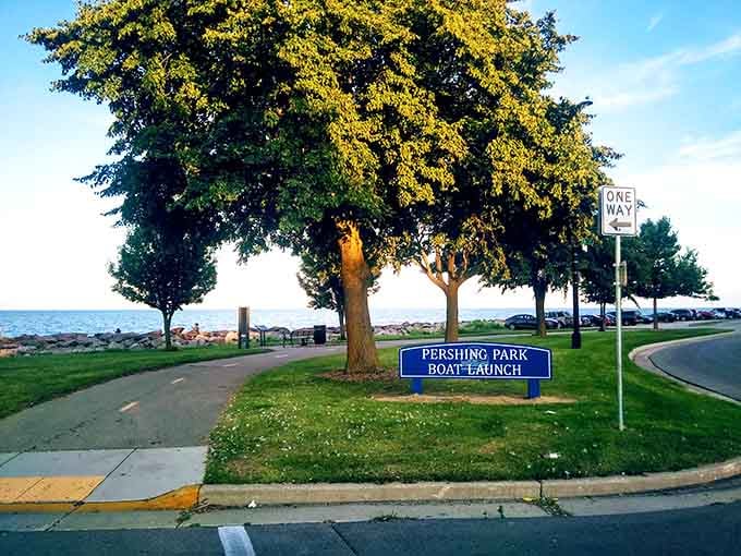 Pershing Park's boat launch proves that in Wisconsin, lake access isn't just for the wealthy&mdash;it's practically a constitutional right.