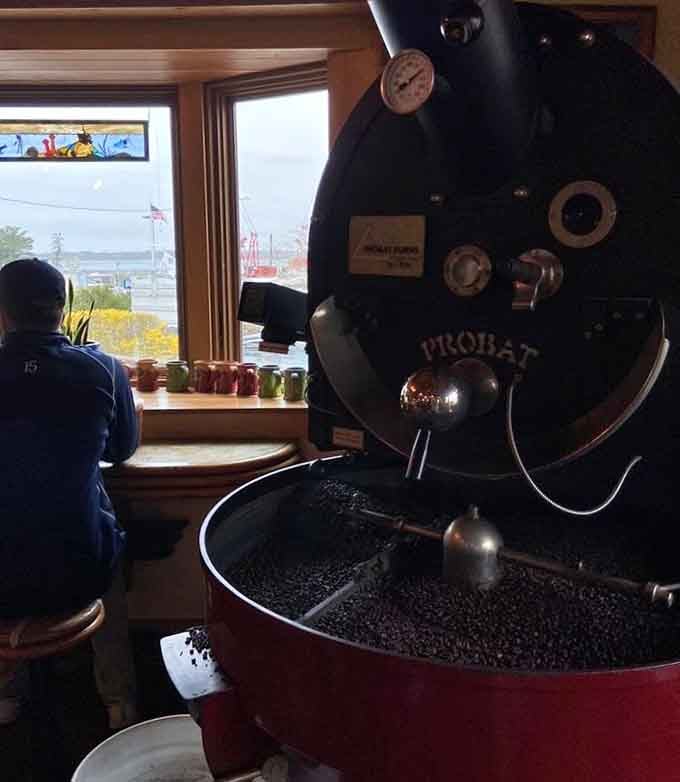 Watching beans transform in real-time is better than any cooking show—and the aroma is absolutely free.