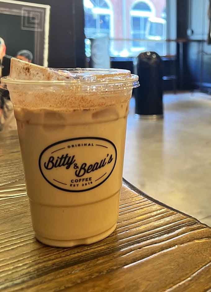 Bitty and Beau's coffee served here hits all the right notes, smooth and satisfying in every sip.