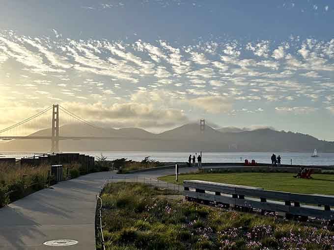 That winding path through native grasses leads to skyline views that make your daily commute seem almost forgivable.