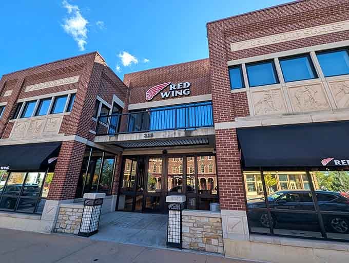 This flagship store draws boot pilgrims from across the globe, proving footwear can absolutely be a destination.
