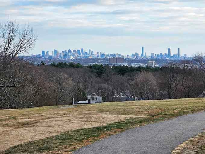 Walking paths that let you pretend you're exercising while really just following your escaped toddler around.