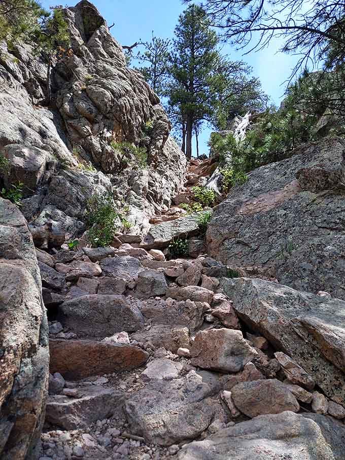 Stairway to Heaven might be a Led Zeppelin classic, but this rocky trail at Lory gives the song a run for its money.