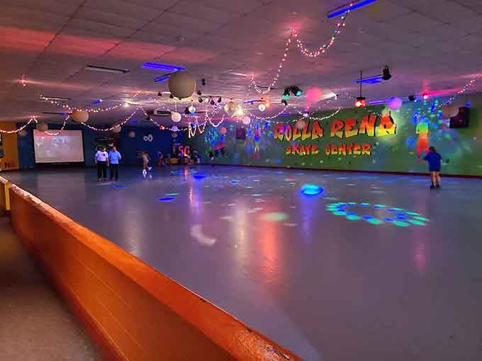 Rolla-Rena Skate Center proves some joys are timeless—disco lights, rental skates that have seen it all, and the sweet sound of wheels on polished wood.