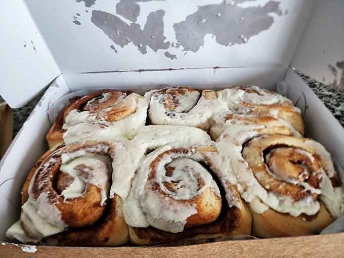 These cinnamon rolls aren't just breakfast; they're an argument against every diet trend of the last thirty years. Worth it.
