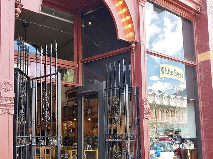 Behind those ornate iron gates lies a treasure trove of local artistry that proves culture thrives even at 9,318 feet above sea level.