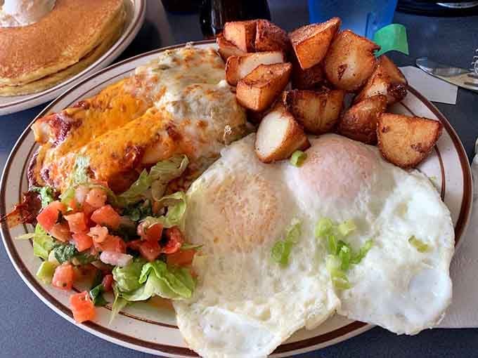 When your breakfast plate looks like a work of art, you know you've found the right spot.