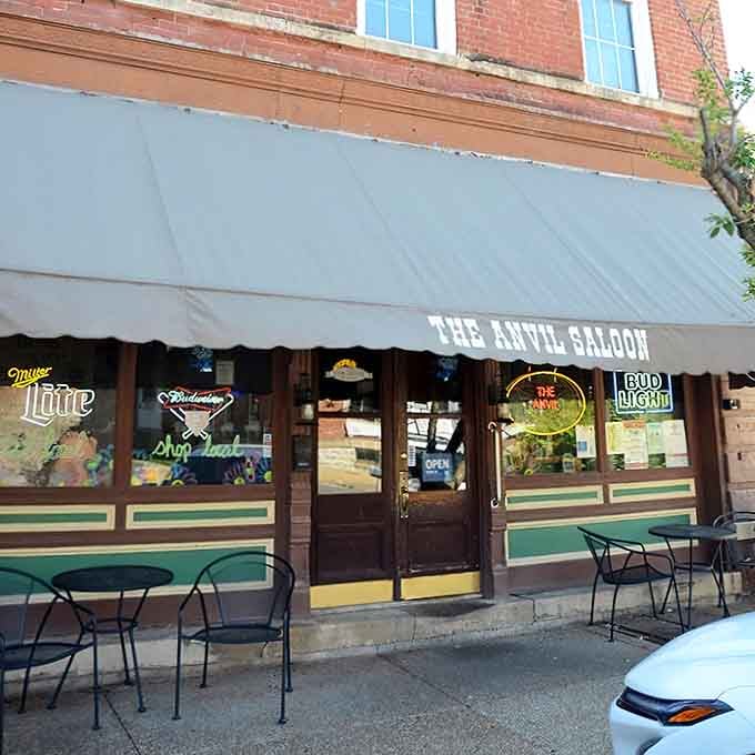 The Anvil Saloon: where history and cold beverages have been getting along famously for generations.