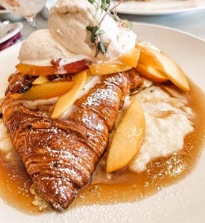 French toast meets croissant in a mashup that makes you question every breakfast decision you've ever made before.