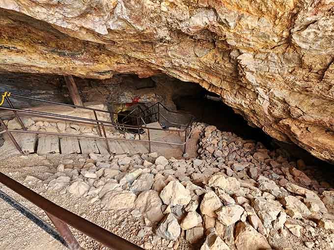 The Good Enough Mine takes you underground where silver-hungry prospectors once worked by candlelight and sheer determination.