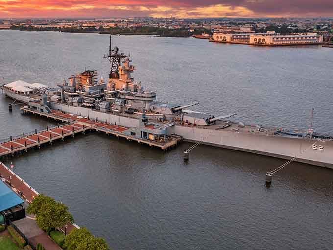 The USS New Jersey, docked permanently at Camden's waterfront, offers senior discounts for tours of this historic battleship—history and entertainment that won't sink your budget.