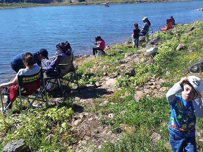 Family fishing day: where memories are made one cast at a time, and nobody cares if you check your phone because&mdash;surprise!&mdash;there's barely any service anyway.
