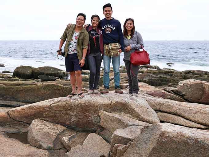Granite makes the perfect backdrop for family photos. No filter needed when Mother Nature's already done the heavy lifting.