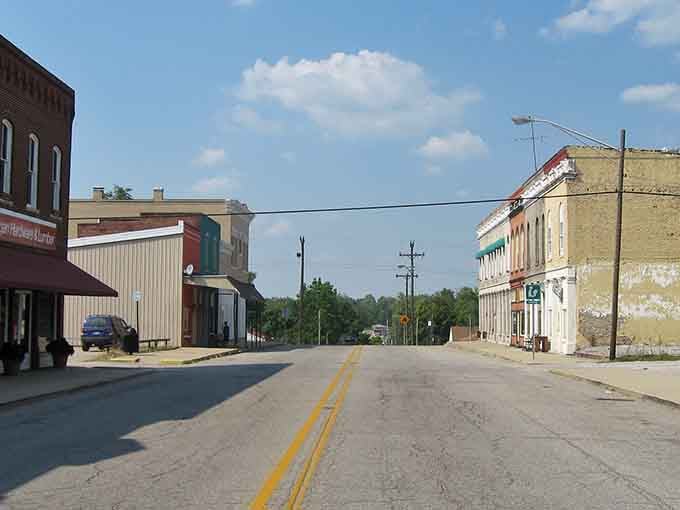 When the street stretches out this empty and peaceful, you remember what "quiet weekend" actually means.
