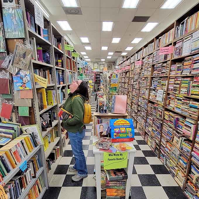 Lost in the stacks is exactly where you want to be, surrounded by possibilities and affordable literary treasures.