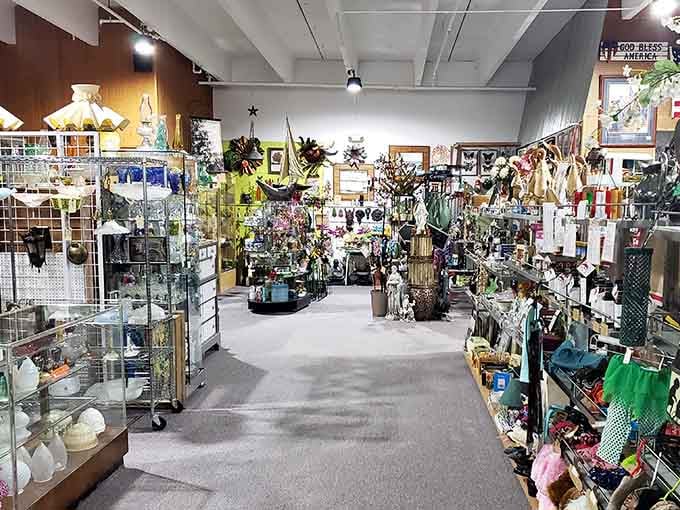 Curated chaos at its finest. This booth owner understands that presentation is half the fun of the treasure hunt.