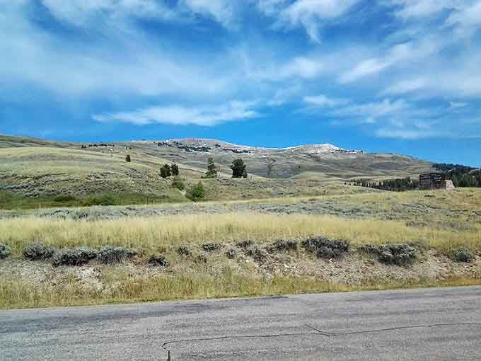 Rolling hills stretch endlessly, offering million-dollar views without the million-dollar price tag attached.