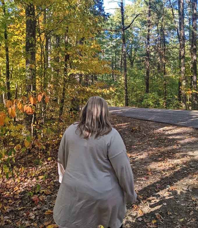 The path less traveled often leads to the best stories. Walking these autumn-kissed trails feels like stepping into a Rockwell painting.