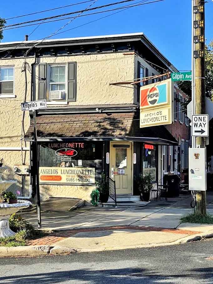 Angelo's wears its vintage diner heritage like a badge of honor - classic American comfort food at its finest.