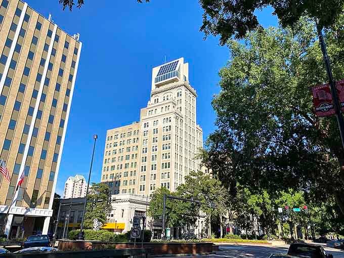Art Deco towers reaching skyward show that even budget-friendly cities can have architectural swagger and style.