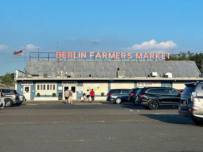 That vintage roofline and classic signage prove some shopping experiences never go out of style, just like your favorite denim.