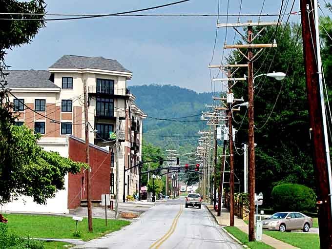 Brevard's charming streets lead straight to those magnificent Blue Ridge Mountains, promising adventure at every turn.