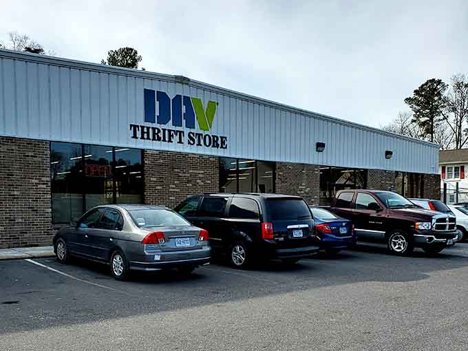 When the parking lot stays this full on a regular afternoon, you know the deals inside are worth fighting for.