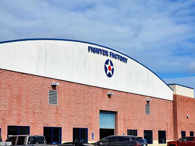 The Fighter Factory name isn't just clever marketing&mdash;real restoration magic happens behind these brick walls daily.