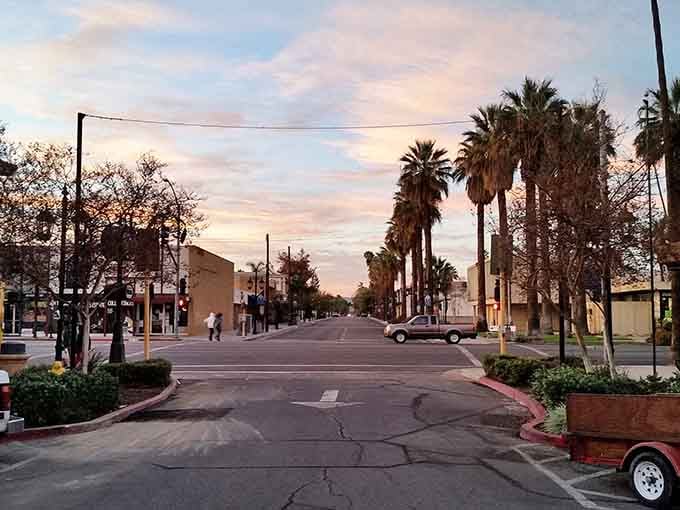 Palm trees sway over Hemet's quiet streets at sunset, painting the sky in shades that money can't buy.