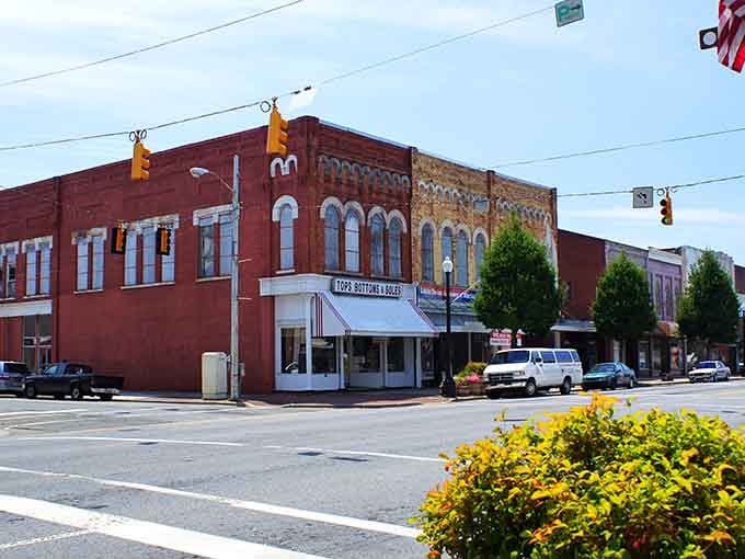 Classic Main Street magic: brick buildings, local shops, and that unmistakable hometown heartbeat you can't find elsewhere.