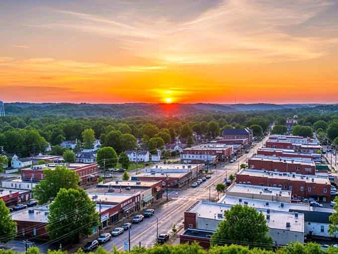 Golden hour paints this riverside community in warm hues that make every sunset feel like a blessing.