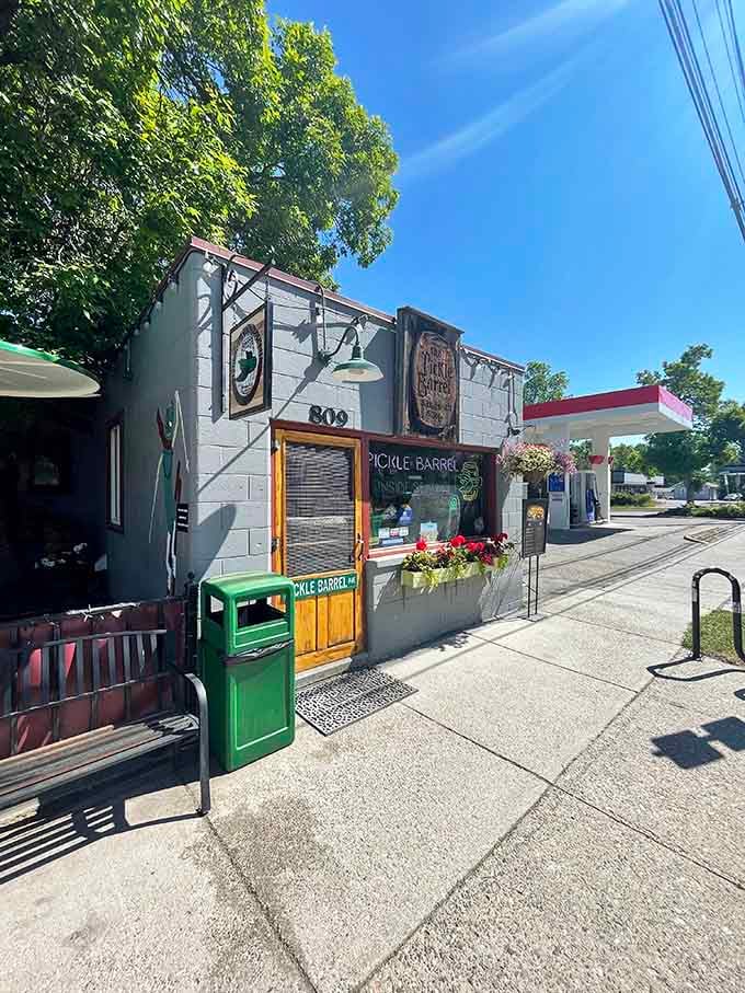 The Pickle Barrel's humble storefront is like that quiet kid in school who turns out to be a genius&mdash;unassuming but extraordinary.