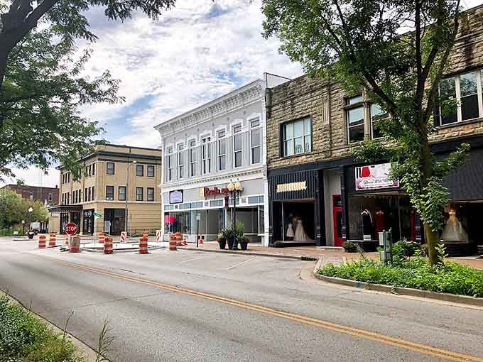 Richmond's charming storefronts line streets where history and small-town economics create the perfect affordable living recipe.