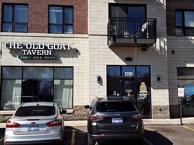 Modern meets approachable at this corner spot where "just one goat" promises big flavor without the pretense.