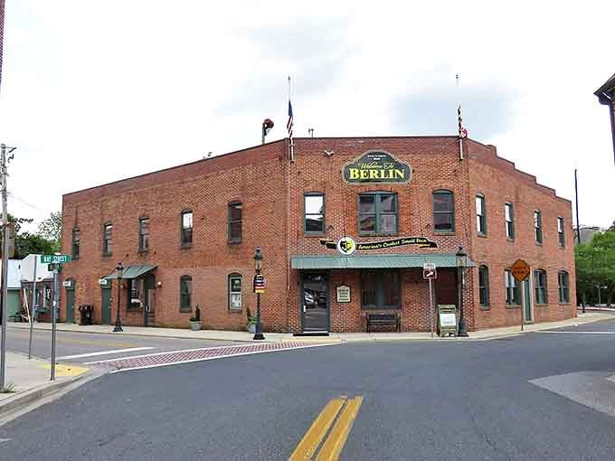 Berlin's historic town center welcomes visitors with its brick buildings and small-town charm that earned it "America's Coolest Small Town" recognition.