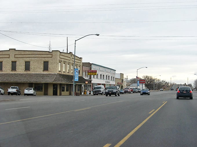 Classic storefronts line quiet streets where parking is always free and neighbors always have time to chat.