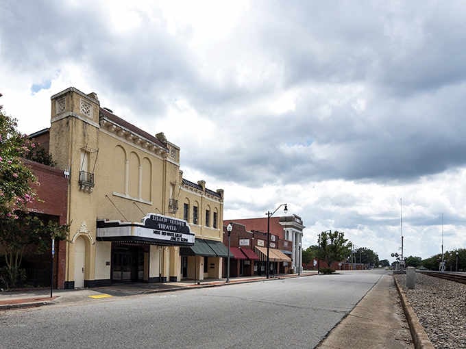 Dramatic clouds roll over a downtown that's seen generations come and go without losing its essential character.