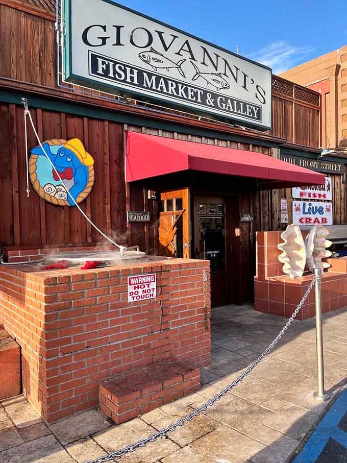 Where the fish is so fresh, it practically introduces itself. Giovanni's seaside setup makes every meal feel like you've discovered a local secret.