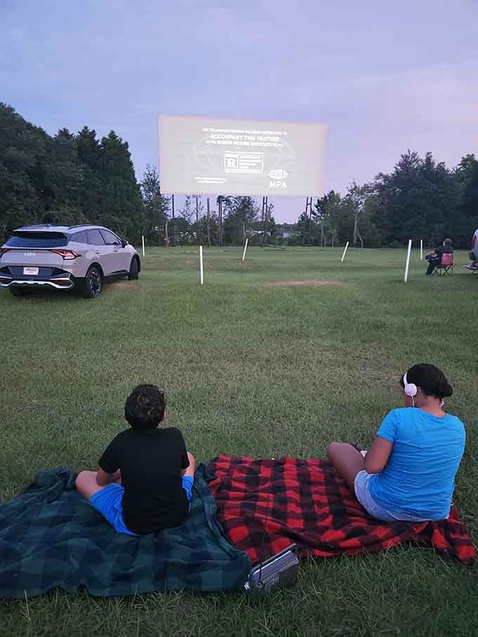 Sometimes the best seat in the house is actually on a checkered blanket with the people you love.