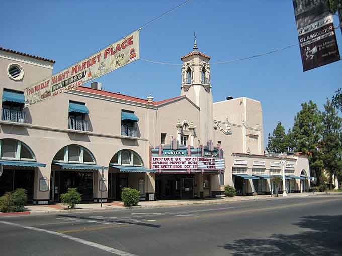 The iconic Hanford theater stands as a reminder that entertainment doesn't have to break the bank in this budget-friendly town.