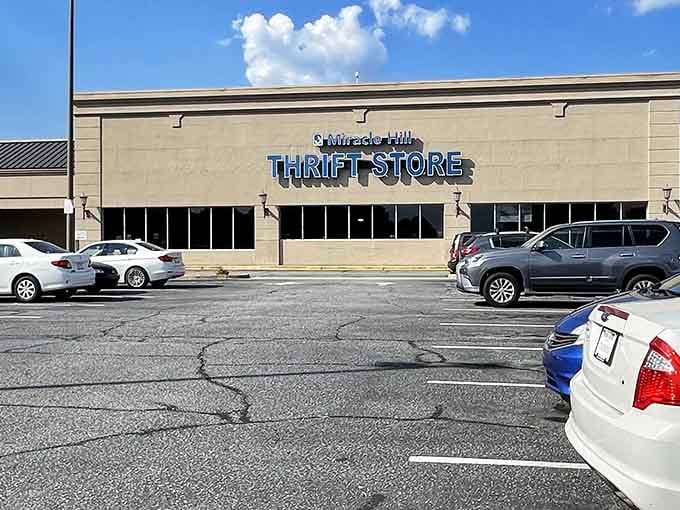 Those full parking spaces tell the real story: locals know this is where smart shoppers find incredible deals.