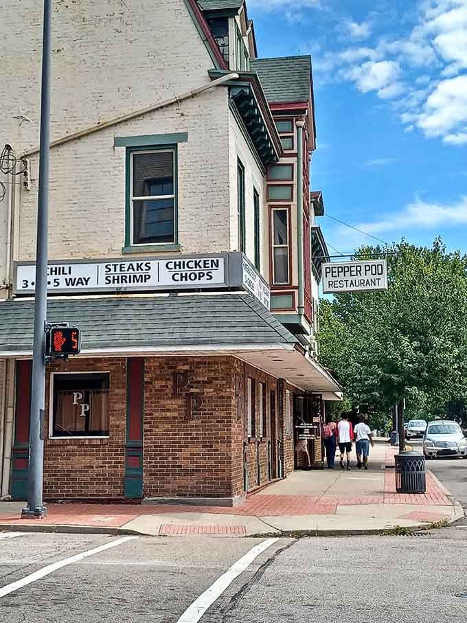 The corner location catches morning light perfectly, beckoning early risers like a lighthouse guides ships safely to delicious harbor.
