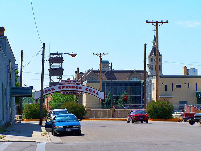 Rock Springs welcomes visitors with its charming downtown arch, where affordable living meets small-town hospitality and community spirit.