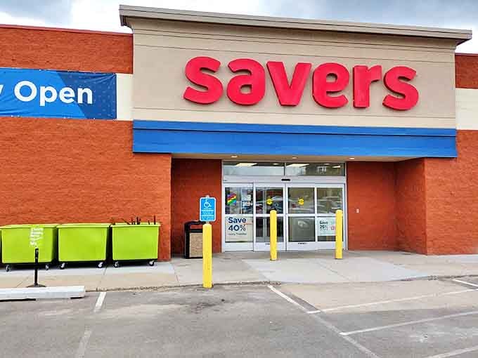 Savers' welcoming entrance invites you into a world of possibilities. Where that perfect something is waiting, gently used and perfectly priced.
