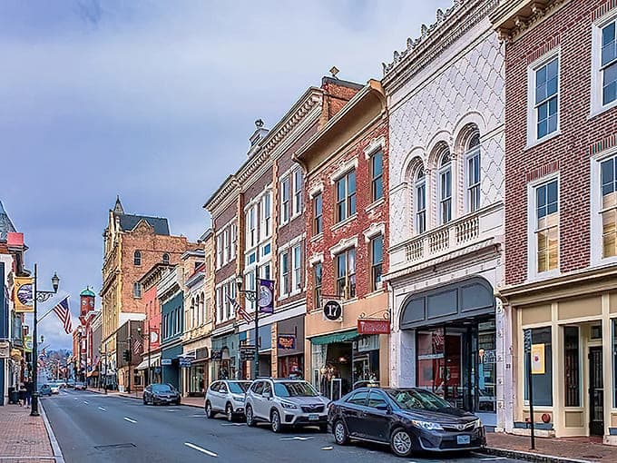 This charming downtown where vintage buildings and modern life blend together in perfect small-town harmony.