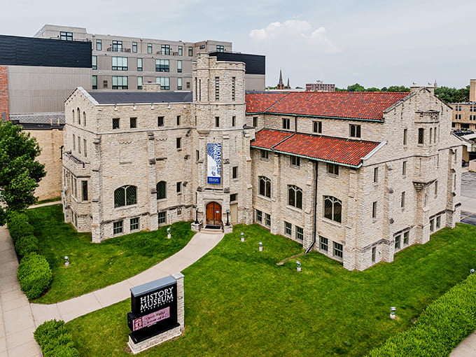 From this angle, The History Museum at the Castle looks ready to defend Appleton from dragons&mdash;or at least from forgetting its past.