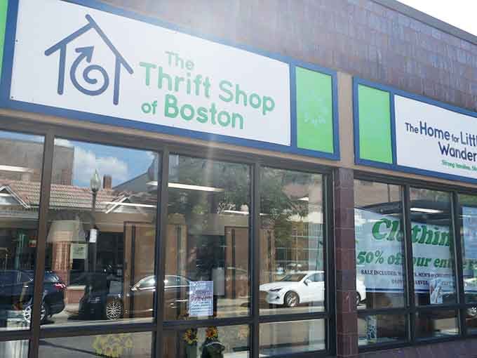 Those wide storefront windows offer a tempting preview of the carefully curated clothing collections waiting to refresh your wardrobe.